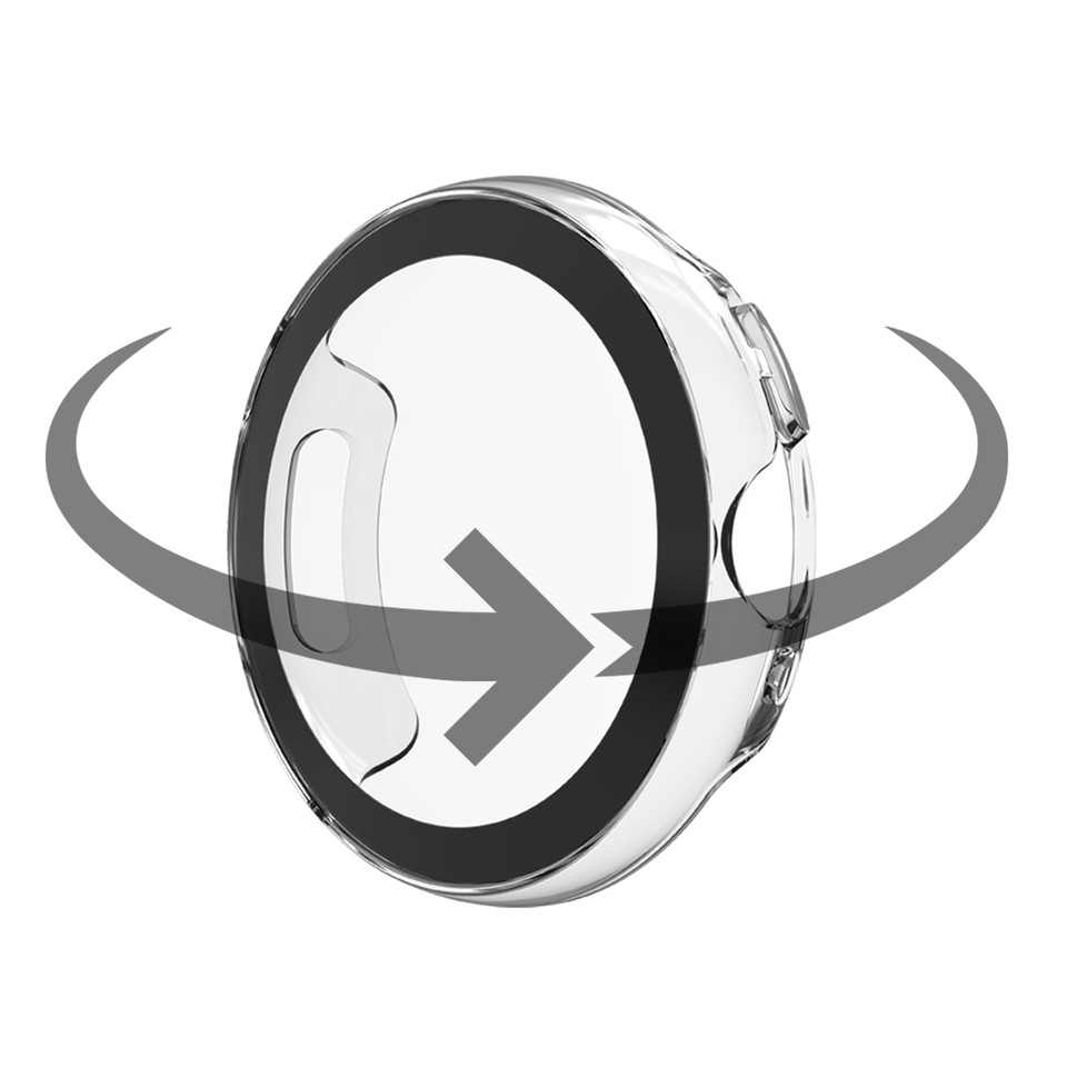 Glass Elite 360 with Bumper Apple Watch Series 10 Screen Protector with ...