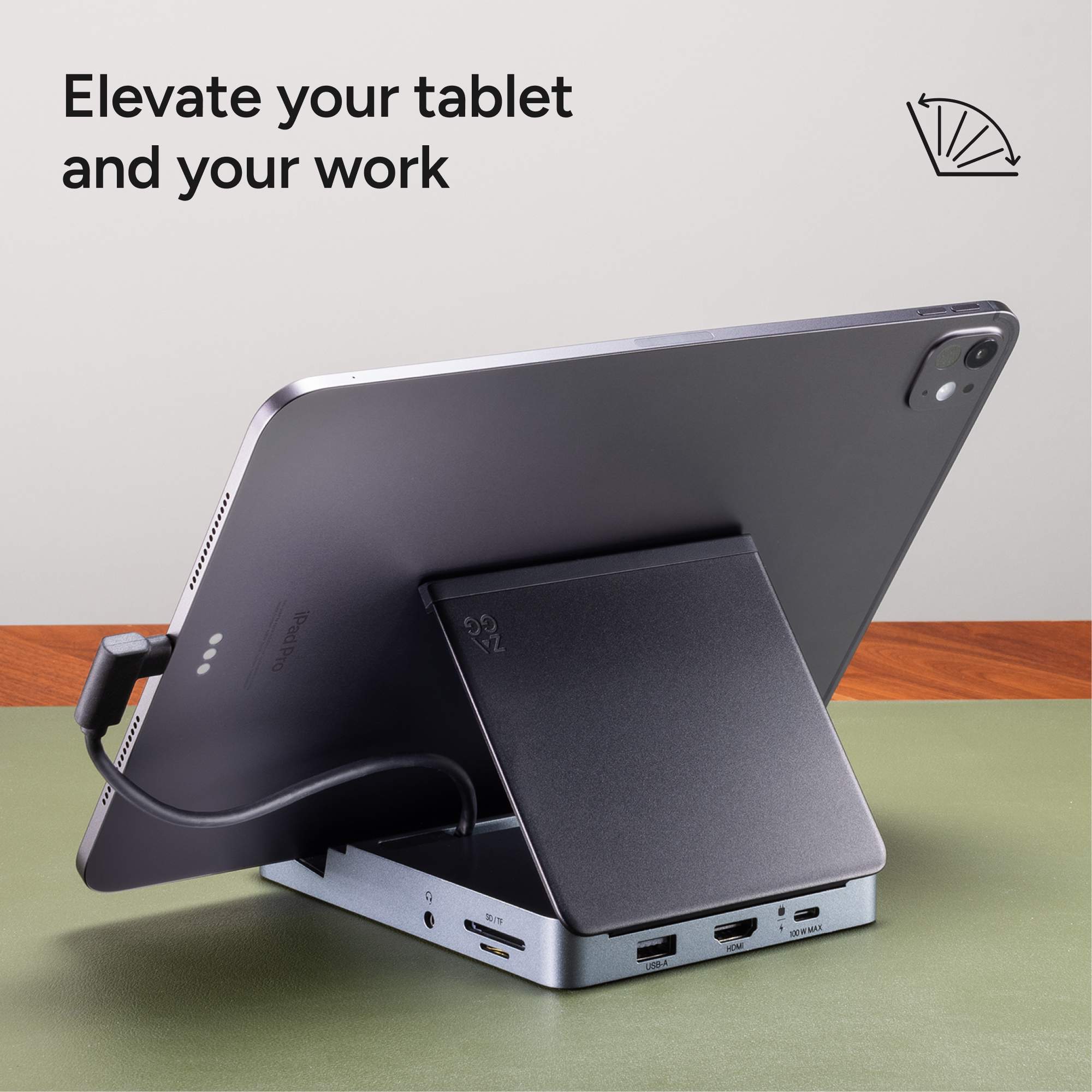 6-Port Media Hub - Power up your work hub - ZAGG