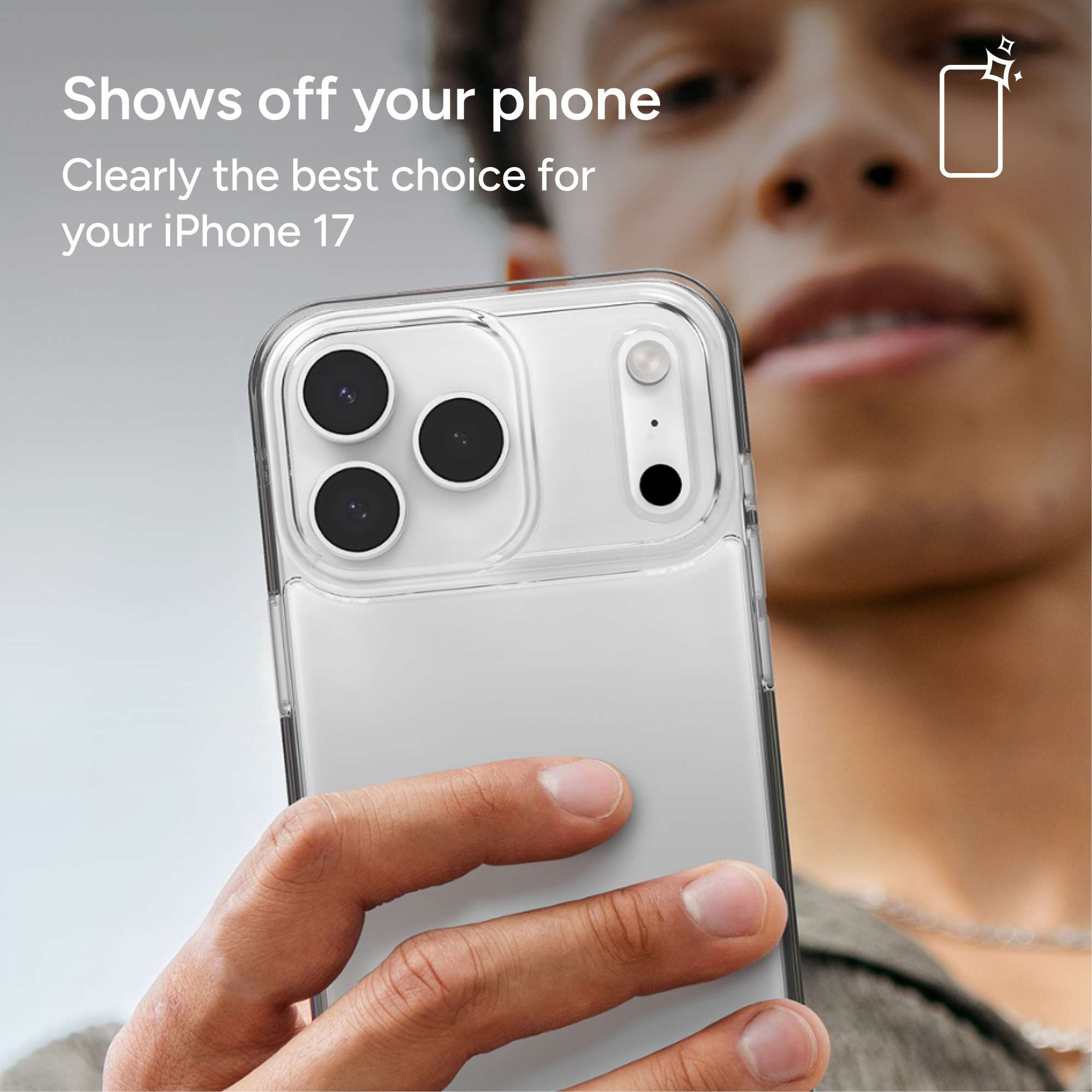 clear phone case with initials