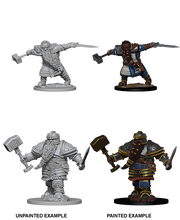 Male Dwarf Fighter with Two Weapons