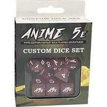 Anime 5E Dice - Giga-Bites Tabletop Cafe