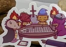 Mimic Gaming Stickers - Giga-Bites Tabletop Cafe