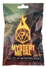 Forged: Mystery Metal Dice 7pc Set - Giga-Bites Tabletop Cafe
