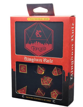 Kansas City Metal RPG Dice Set - Giga-Bites Tabletop Cafe