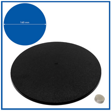Round - 160mm Base - 1 Pack with included Magnets - Giga-Bites Tabletop ...