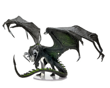 D&D Icons of the Realms: Adult Black Dragon Corruptor Unpainted - Giga ...
