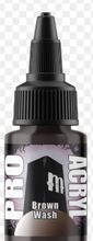 Pro Acryl Brown Wash - Giga-Bites Tabletop Cafe