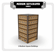 Metropolis Medium Skyscraper Bundle