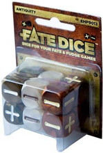 Antiquity Fate Dice - Giga-Bites Tabletop Cafe