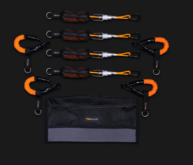 Tiegear gazebo or large caravan set (4 ropes)