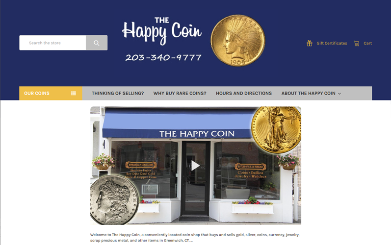 The Happy Coin Website has a New Look! - The Happy Coin