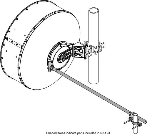 CommScope ANDREW Inboard Side Strut Kit for VHLP(X) 3 Ant ...