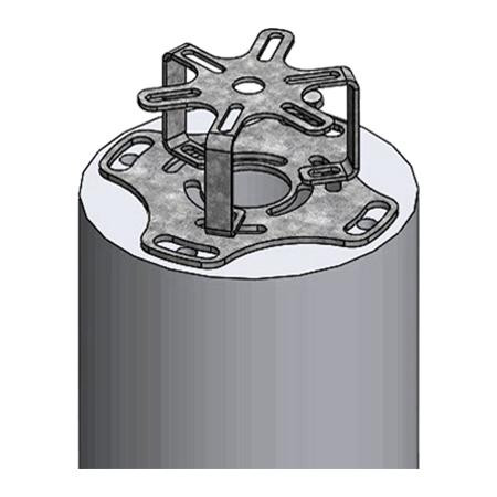 COMMSCOPE SMALL CELL, POLE TOP ANTENNA MOUNT (for Ameron 12" Poles ...