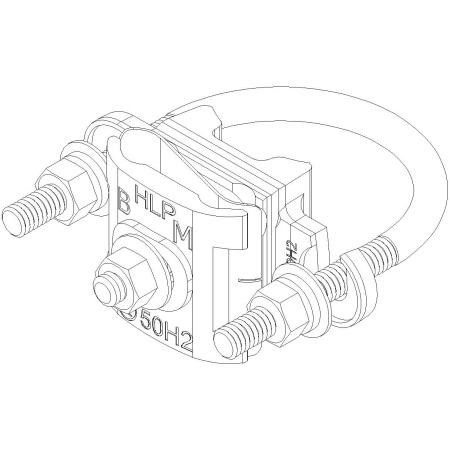 HARGER Bi-Metal U-Bolt Pipe Clamp 1.5/2 . - WirelessUnits.com