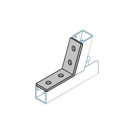 ALL PRO FASTENERS Four hole 45 deg angle zinc plated . - WirelessUnits.com