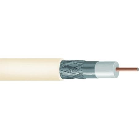 COMMSCOPE RG 11 Type 60% Braid Plenum Video Coaxial Cable, white jacket ...