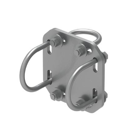 COMMSCOPE Crossover Plate. U-bolt style. 2-3/8" to 3-1/2" OD pipe. Hot ...