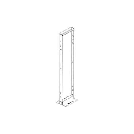 CHATSWORTH Universal rack 19" x 4' x 3" Black. 24 RMU. 2 Post, UL ...