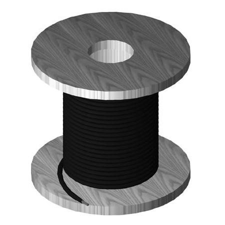 COMMSCOPE Ground Wire, #2 AWG, stranded insulated, green jacket, 250 ft ...
