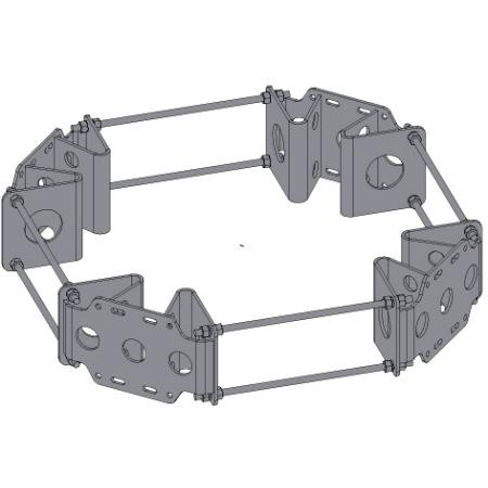 SABRE Bi/Quad Collar Bracket. For Use with 12" to 52" Diameter ...