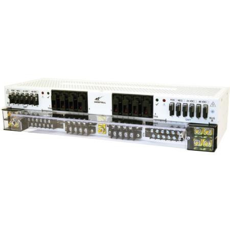 WESTELL TPA/GMT Combo Front Access Fuse Panel. 2 Buses, 4 TPA and 6 GMT ...