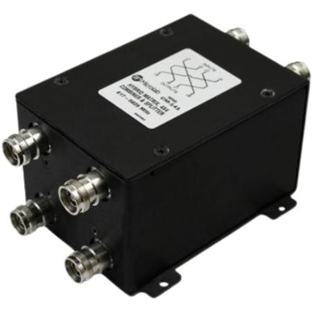 MICROLAB Dual Hybrid Combiner 4X4 617-5925MHz 100W -161dBc 4.3-10 2RU ...