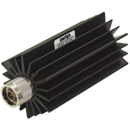 BIRD dry RF coaxial load resistor. 25 watt continuous duty. N male ...