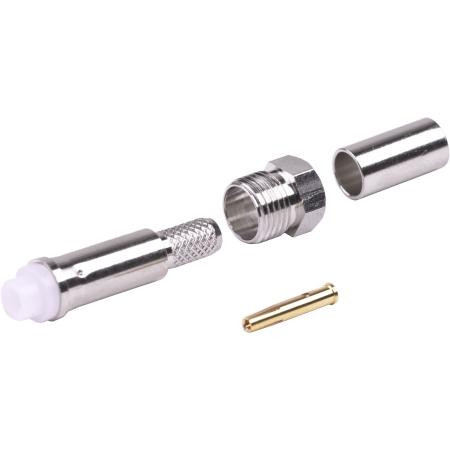 LARSEN rotatatable nipple connector for crimping onto RG-58 cable ...