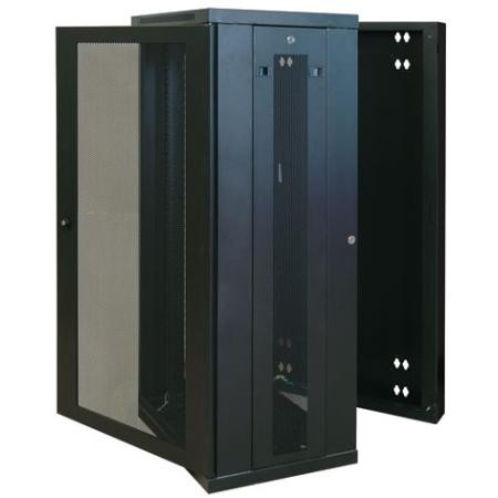 TRIPP LITE 26U Low-Profile Wall-Mount Rack Enclosure Cabinet, Double ...