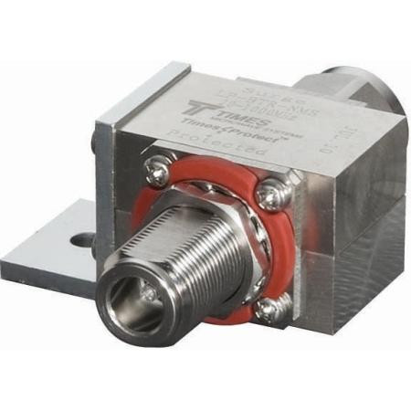 TIMES MICROWAVE 20-1000 MHz general coverage bulkhead mnt. protector ...