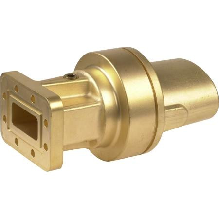 RFS type C137-065FG, standard CPR137G flange connector for E65 elliptical waveguide. Fixed ...