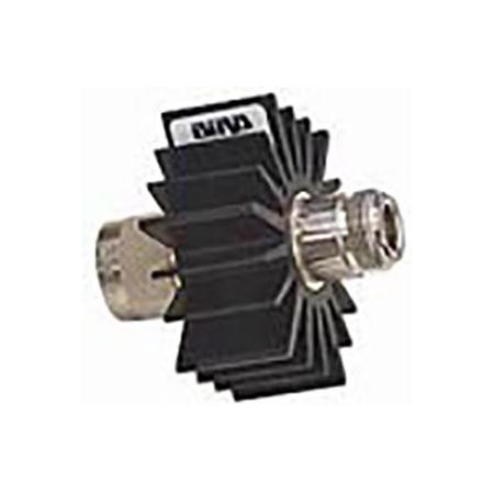 BIRD RF coaxial attenuator. 10 watts, 6dB nominal attenuation. BNC M-F ...
