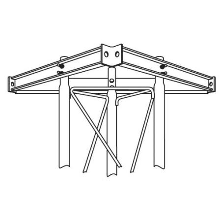 ROHN torque arm stabilizer assembly for 45G towers. Anti-twist device ...