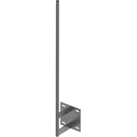 COMMSCOPE GPS Antenna Wall Mount. 3/4" OD x 48" long. Hot dipped ...