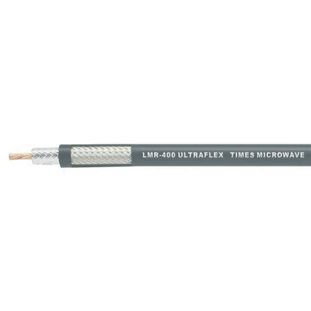 TIMES MICROWAVE LMR400 cable. 3/8" O.D. 50 ohm. Stranded outer ...