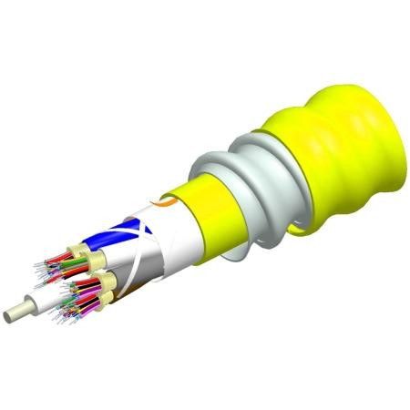 COMMSCOPE TeraSPEED Armored SM Fiber. Interlocking aluminum armored ...