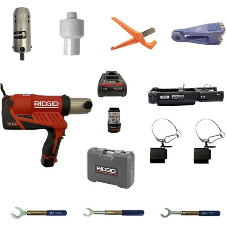 JMA Compression Kit for 1/2" CC Plenum connectors. Includes crimp frame ...