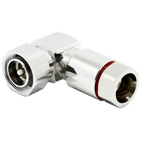 RFS 4.3-10 Male Right Angle Connector for 1/2" Coaxial Cable; Omni Fit ...