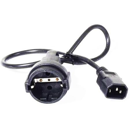 APC 2' Power Cord, IEC-320 C14 Input Connections, CEE 7/7 Schuko Output ...