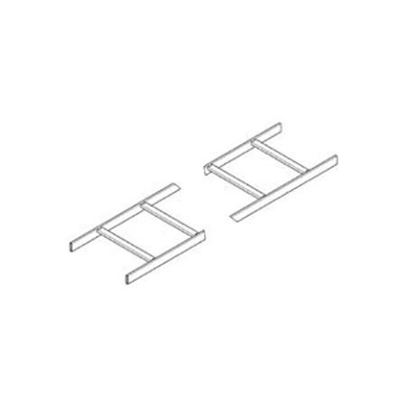 B-LINE 10 ft long x12 in wide cable ladder. 3/8 in x 1-1/2 in tubular ...