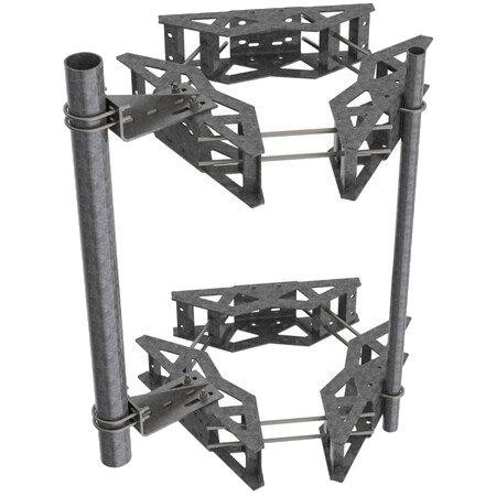 COMMSCOPE Dual Ring Mount kit for 6 ft Microwave Antenna ...