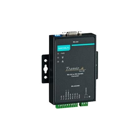 MOXA RS-232 to RS-422/485 industrial wall or DIN-rail mount serial ...