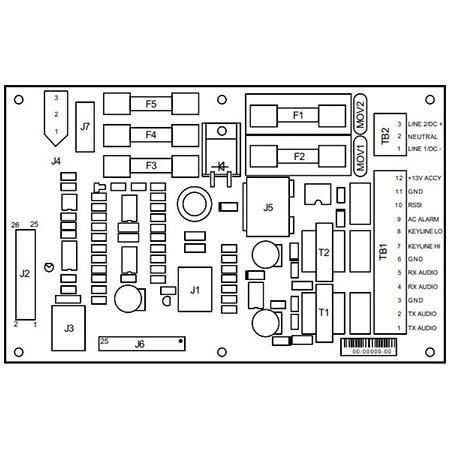 GE MDS Analog interface/utility board. - WirelessUnits.com