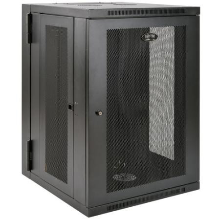 TRIPP LITE 18U Wall-Mount Rack Enclosure Cabinet, Double Hinge ...