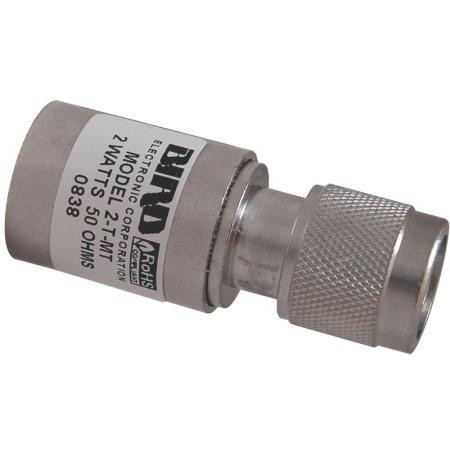 BIRD dry RF coaxial load resistor. 2 watts continuous, 4kW peak. TNC ...