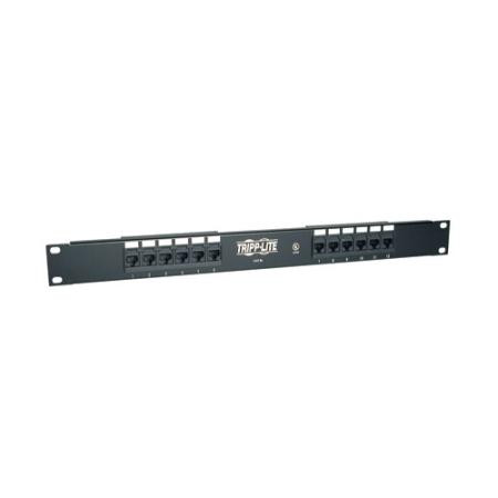12Port 1U Cat5e 110 Patch Panel 568B RJ45 Ethernet - WirelessUnits.com
