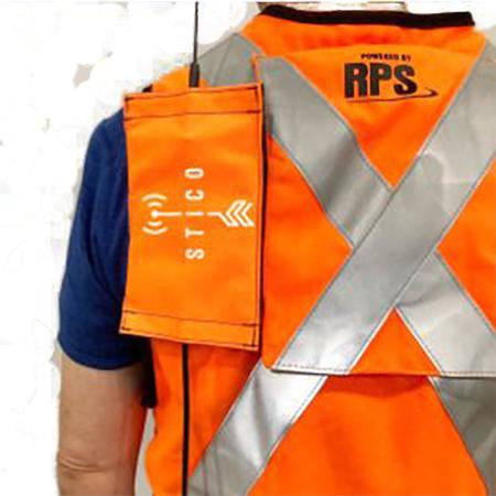 STI-CO Safety Vest Antenna With Flexi Whip. Magnetic clip VHF antenna ...
