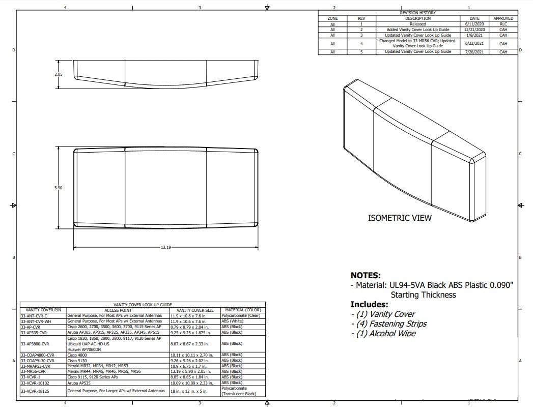 Meraki MR56 Cover - WirelessUnits.com