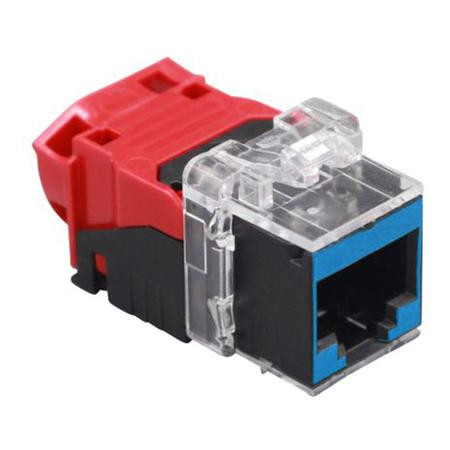 MODULAR JACK RJ45 UTP CAT 6A EL KEYSTONE - BLUE