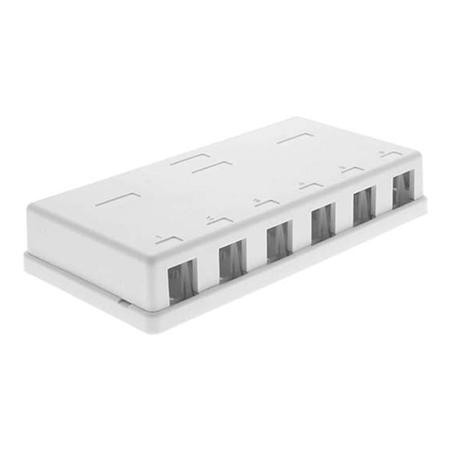 SURFACE MOUNT BOX 6 PORTS KEYSTONE